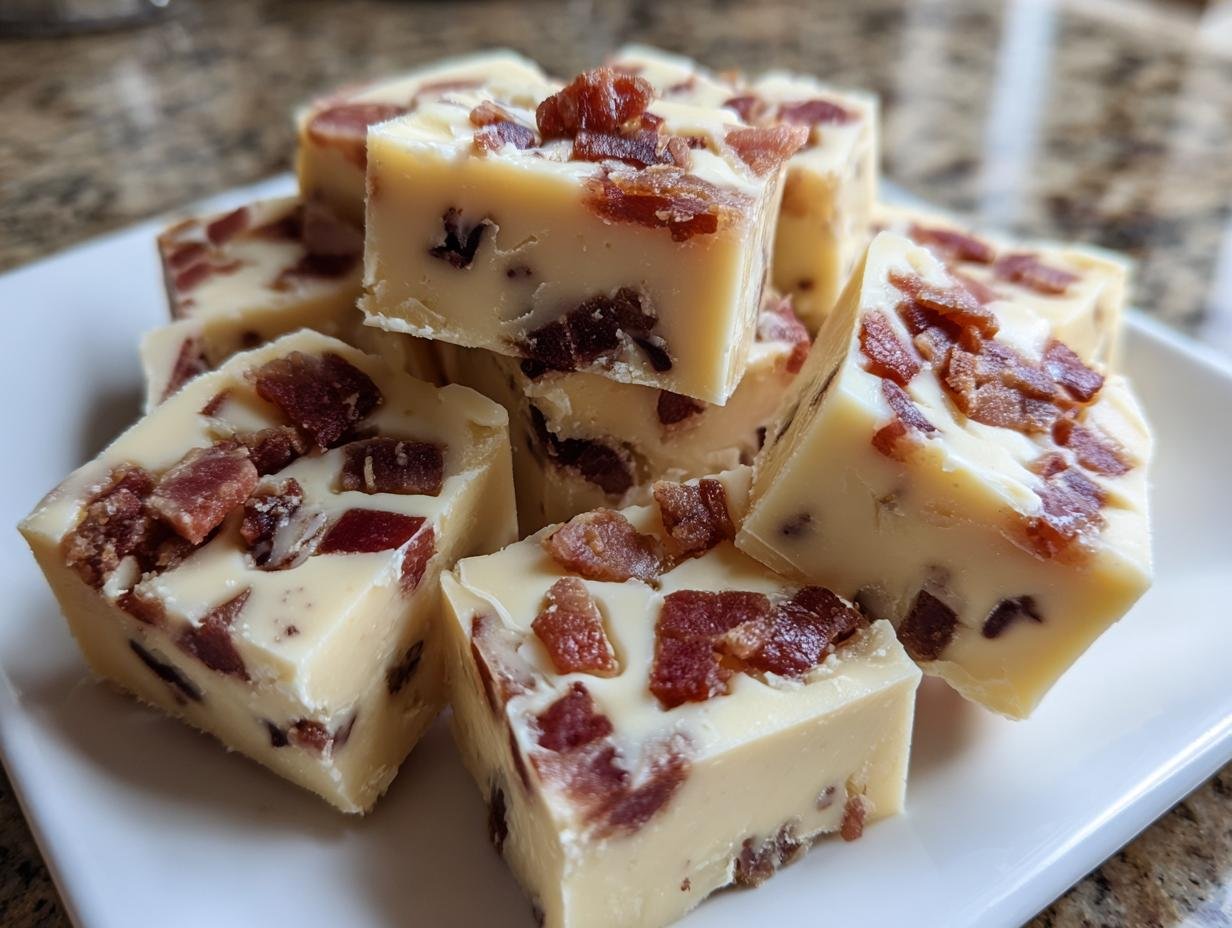 Divine Maple Bacon Fudge in 3 Easy Steps - kitchenpaw.com